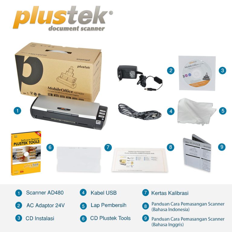 Scanner Plustek MobileOffice AD480